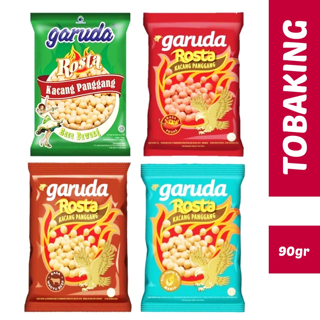 Garuda Rosta Roasted Peanuts 90g Spicy Onions Corn Wagyu Beef | Shopee ...