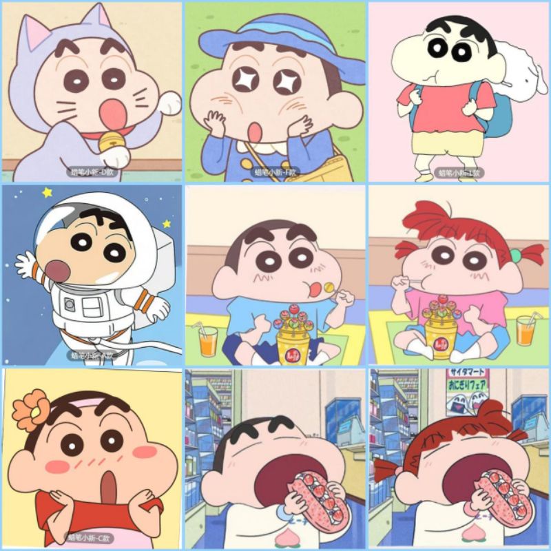 Crayon Shin Chan 15x15cm Cartoon 5D Diy Cartoon Diamond Painting ...