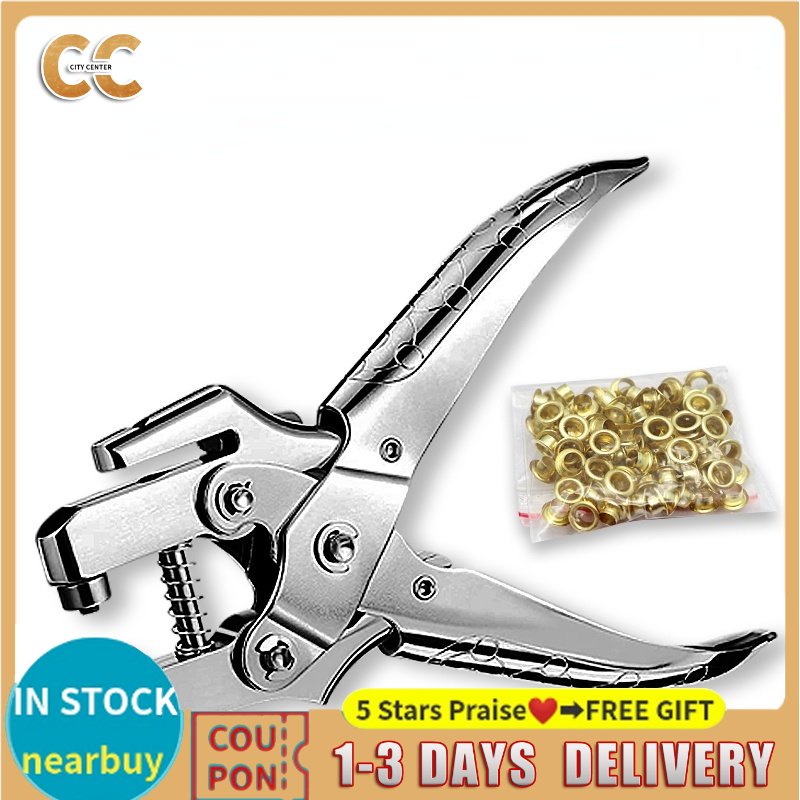 Heavy Duty Hang Tag Puncher 5mm / Eyelet Gold 1000Pcs. | Shopee Malaysia