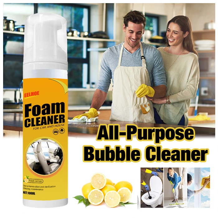 Multi-function foam cleaner automotive seat Decontamination cleaner for Car Universal Car ...