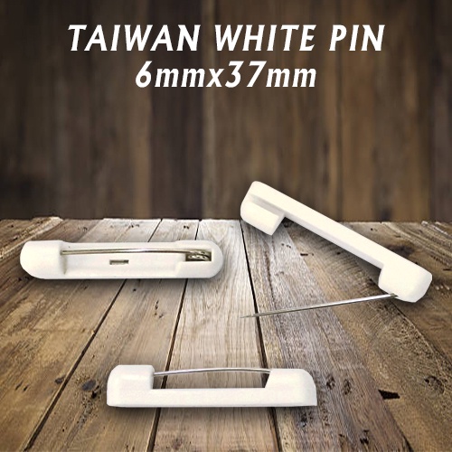 (Wholesale) WHITE PINS (Taiwan) Pin Findings for Name Tags and Badges ...