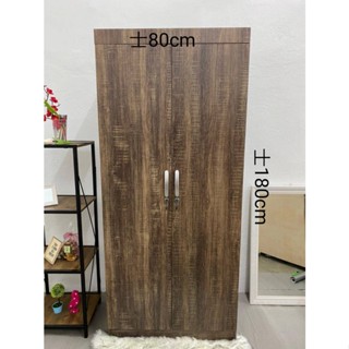 [With2Locks][180cm x80cm] CozyNetz 2 Door Wardrobe With Locks And ...
