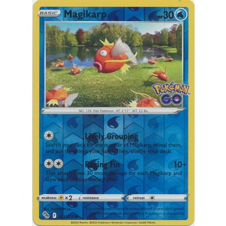 ** Magikarp / 021/078 / Reverse Holo & Common / Pokemon Go Pokemon ...