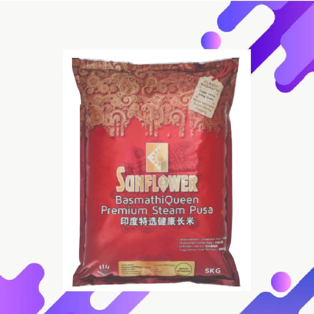 Sunflower Rice 5kg - (Basmathi, Basmathi Queen, Calrose Rice , Embryo ...