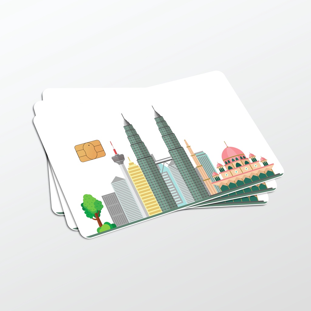 Sticker Anime Malaysia Kuala Lumpur Merdeka Card Cover Skin Access ...