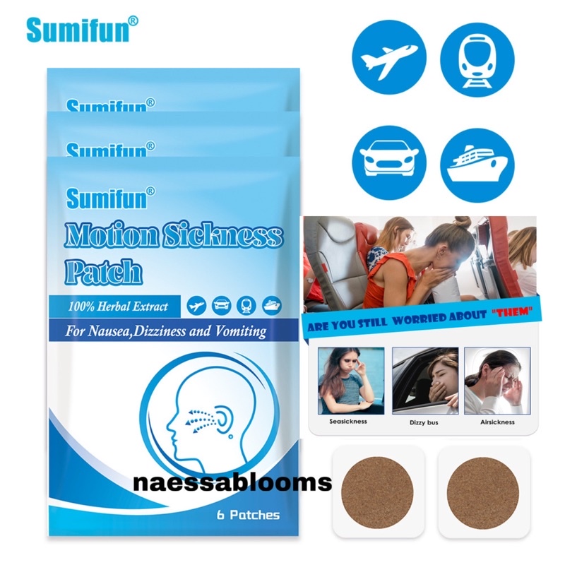 Mabuk kenderaan Penahan muntah motion sickness patch Sumifun ORIGINAL ... Mabuk kenderaan Penahan muntah motion sickness patch Sumifun ORIGINAL ...