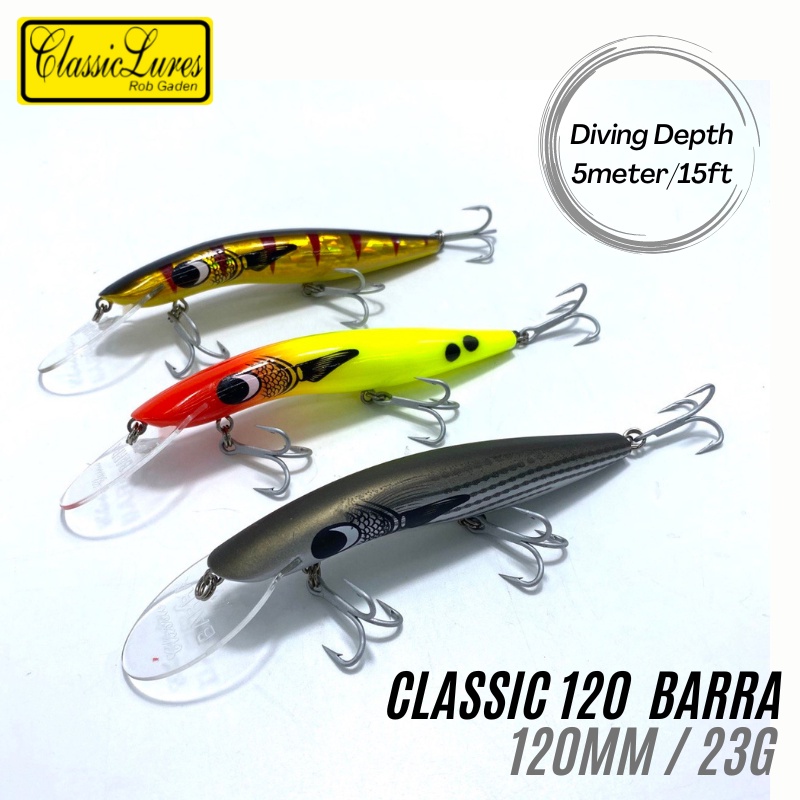 Classic Lures - Classic 120 BRDD 120mm | 5mtr | 23g | Shopee Malaysia