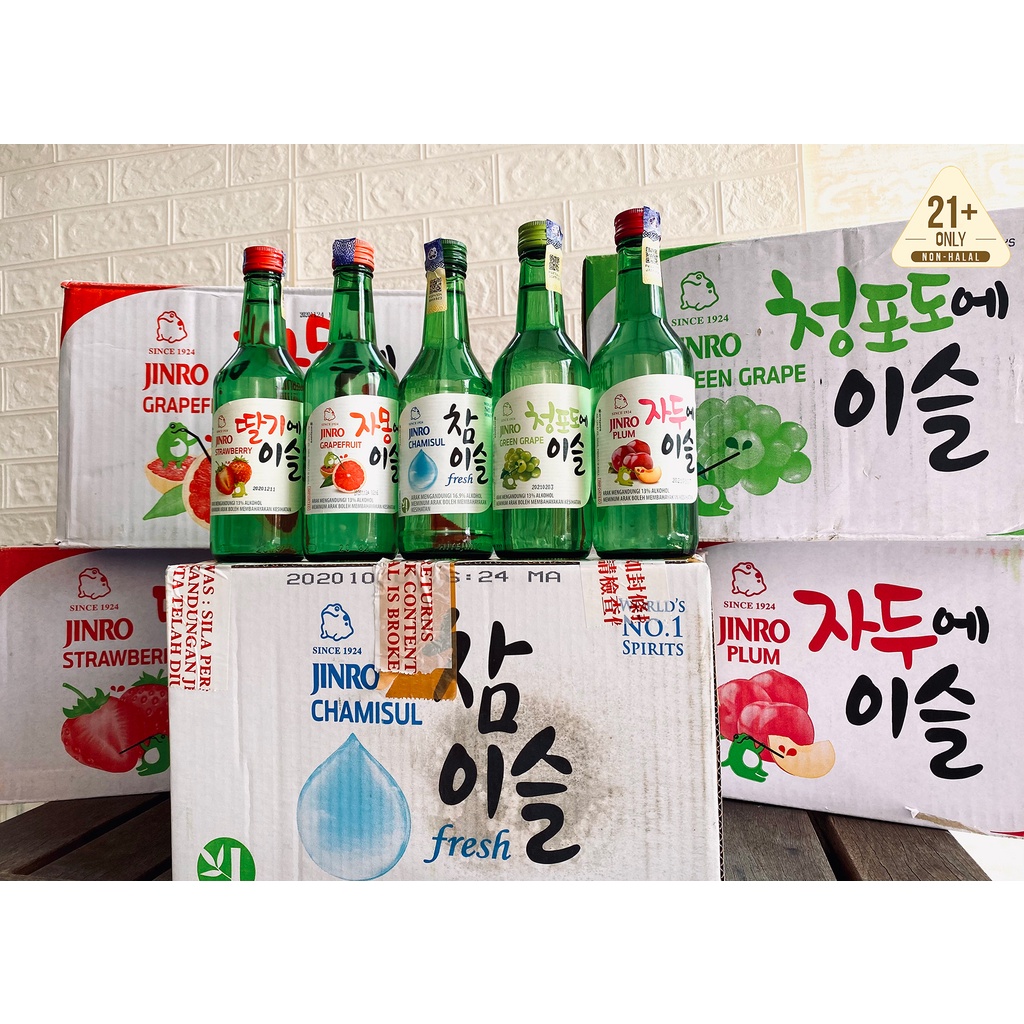 Jinro Mixed Flavours Carton (20 bottles) | Shopee Malaysia