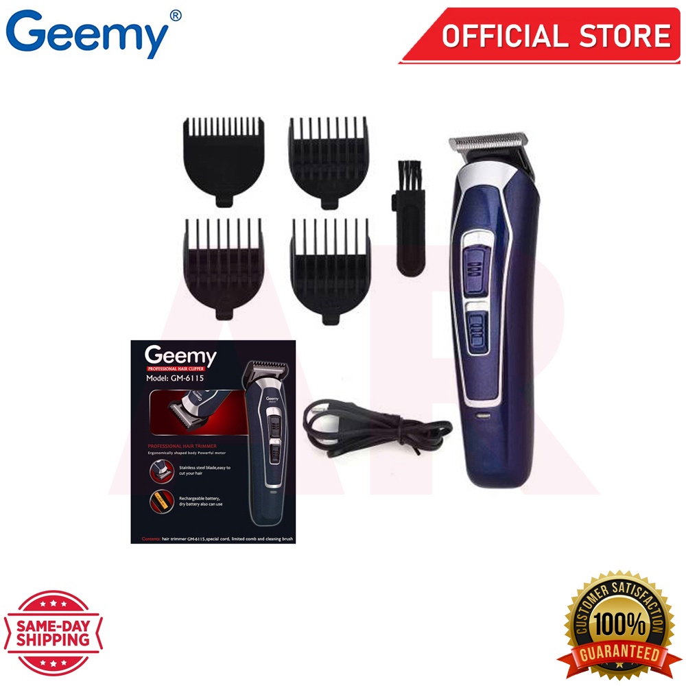 Geemy GM 6115 Hair Clipper Rechargeable Hair Trimmer Men Beard Trimmer ...