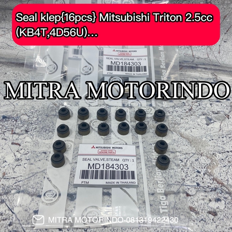 Valve seal-seal valve steam pajero sport, Triton 1set/16pcs MD184303 ...