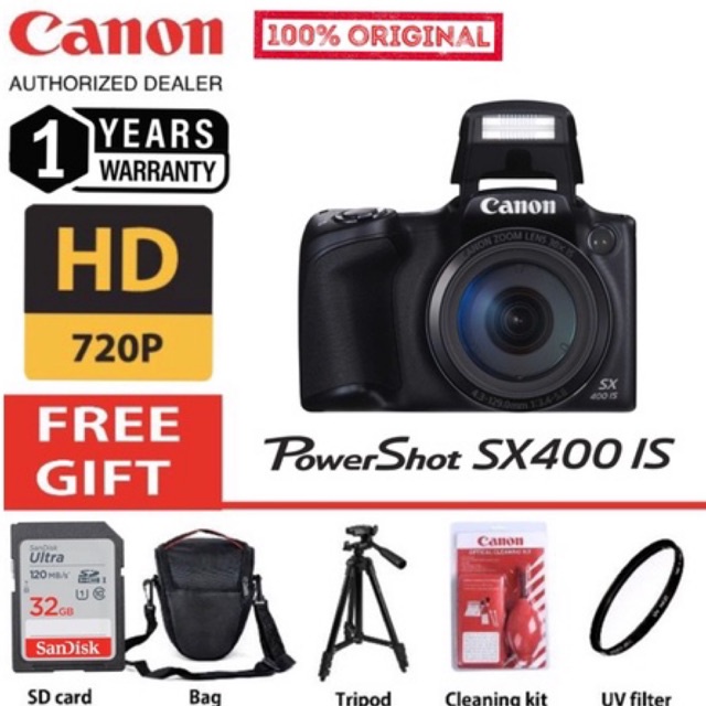 Canon Powershot sx400 IS super zoom camera with images stabilizer ...