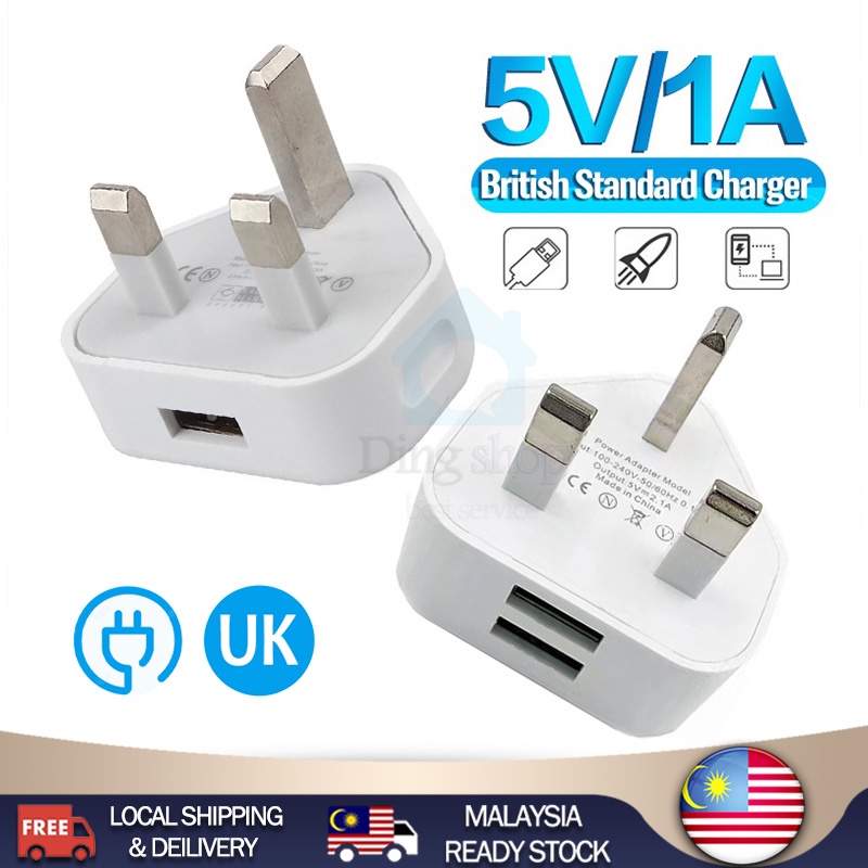 🔥Mobile Phone Charger Adapter Kepala Charger USB Charger Travel Fast ...