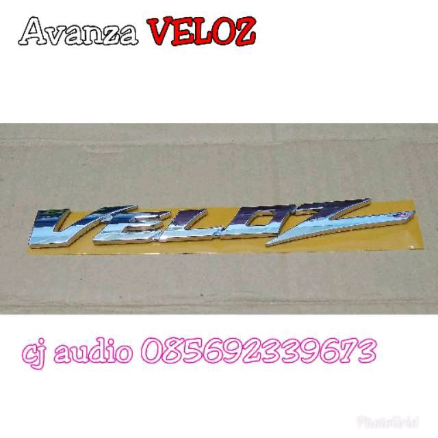 Veloz Writing emblem | Shopee Malaysia