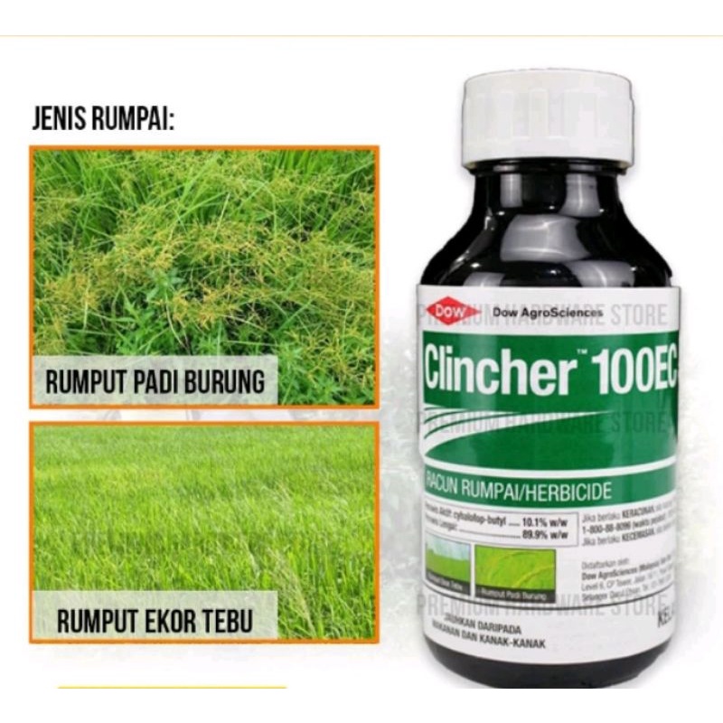 Dow Clincher 100EC 500MLCyhalofop-Butyl 10.1% Herbicide (Same As Halop ...