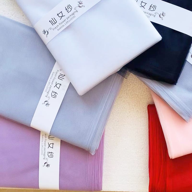 16meter Width 60" Soft Net Wrapping Flower Hamper Gift Net Fairy ...