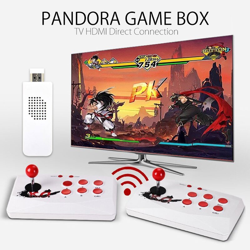 Wireless 1788 Game Dual 2X Controller Joystick Arcade TV Stick Console ...