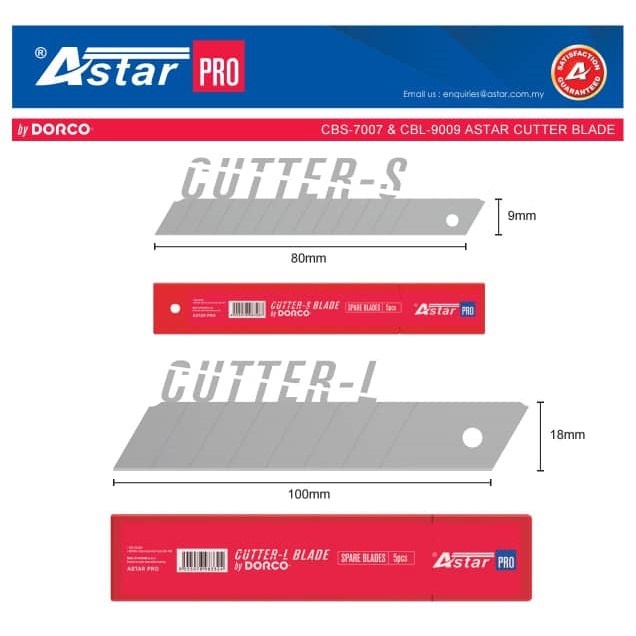 [ DORCO ] Astar PRO Spare Blades CBS-7007 / CBL-9009 / PRO S30 | Shopee ...