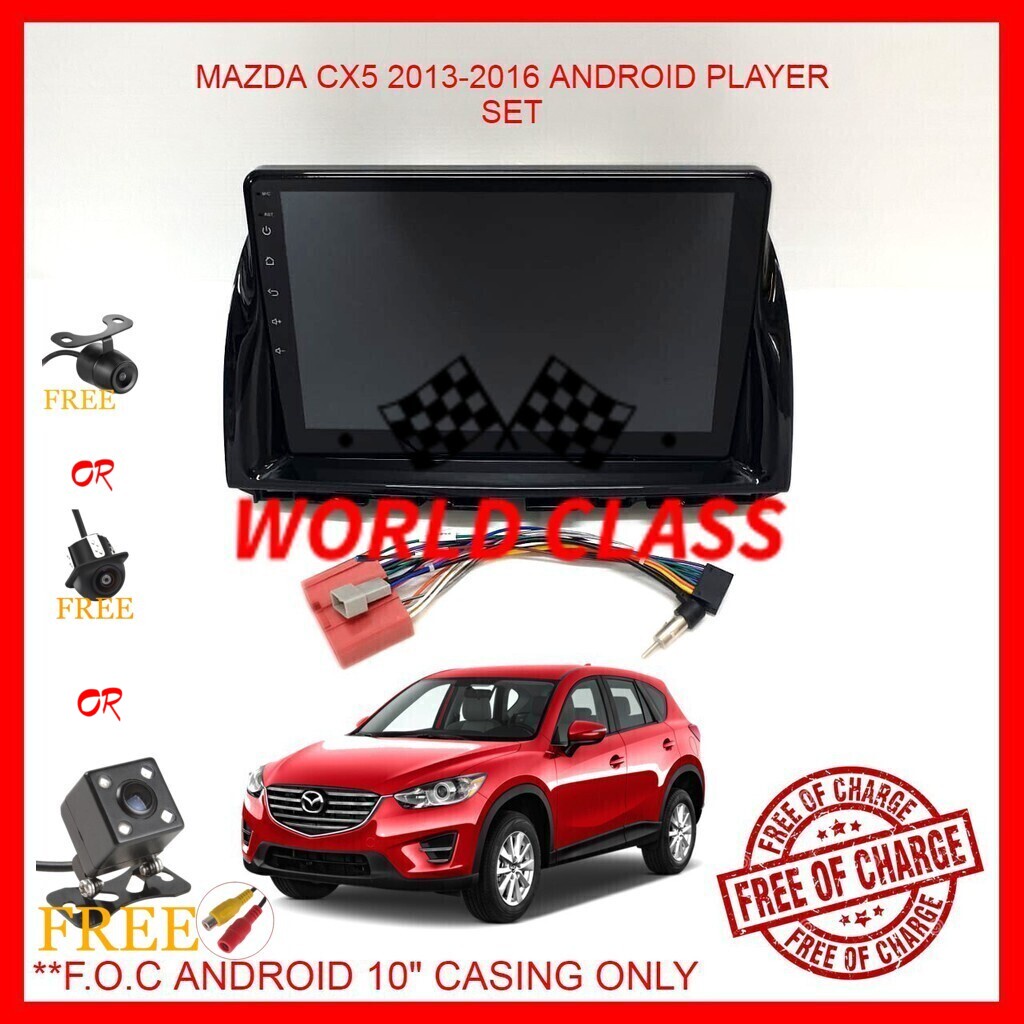 MAZDA CX5 2013-2016 (LOW SPEC) 10" ANDROID PLAYER (FOC CX5 ANDROID ...