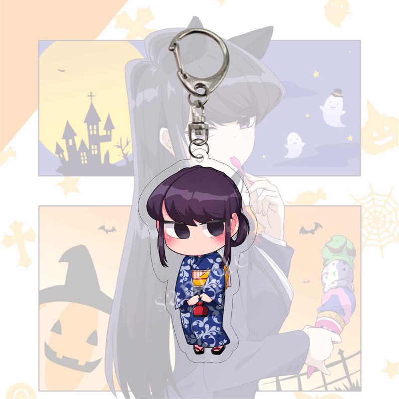 QX Kawaii Anime Komi Can‘t Communicate Keychain Komi Shoko And Tadano ...
