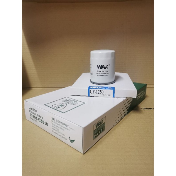 WAX PERODUA MYVI 1.0 VIVA AIR FILTER OIL FILTER CABIN FILTER | Shopee ...