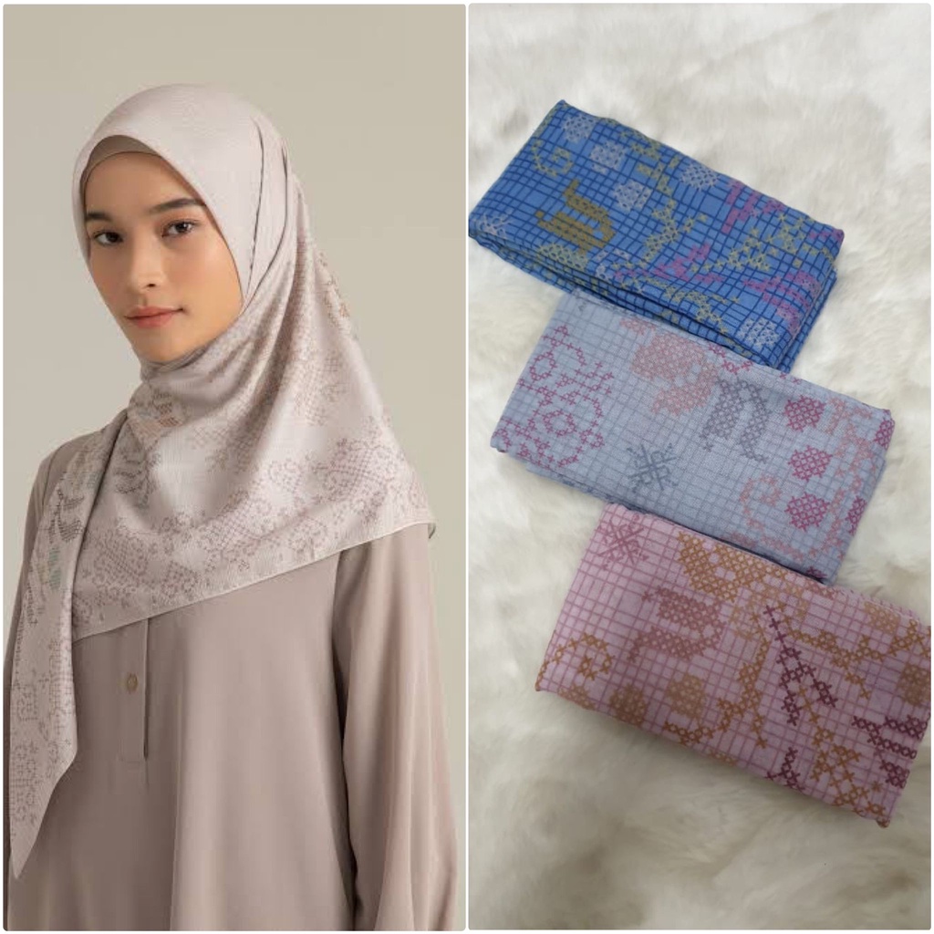 Best Selling!! Premium Motif/Hijab Square Tiedye Premium Lasercut Motif ...