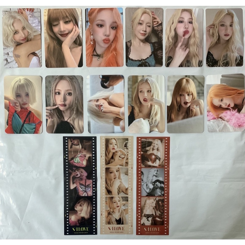 (G)I-DLE Nxde I LOVE 5th Mini Album Photocard Bookmark Mini Poster ...