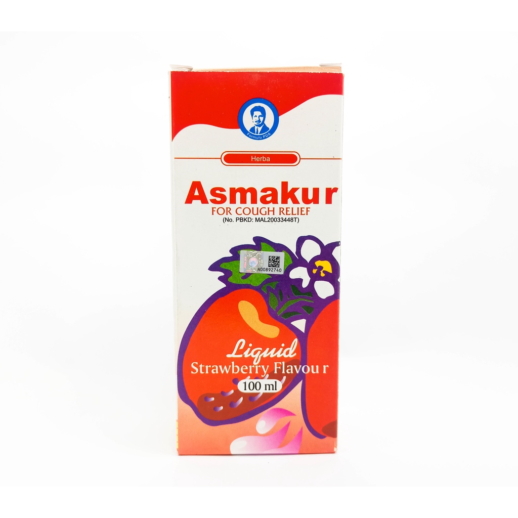 Asmakur Syrup for Cough Relief Strawberry (100ml) | Shopee Malaysia