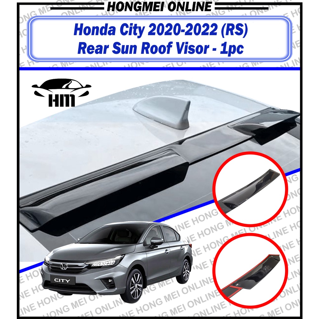 Honda City 2020-2022 GN Rear Sun Roof Visor (RS Style) Rear Roof Window ...