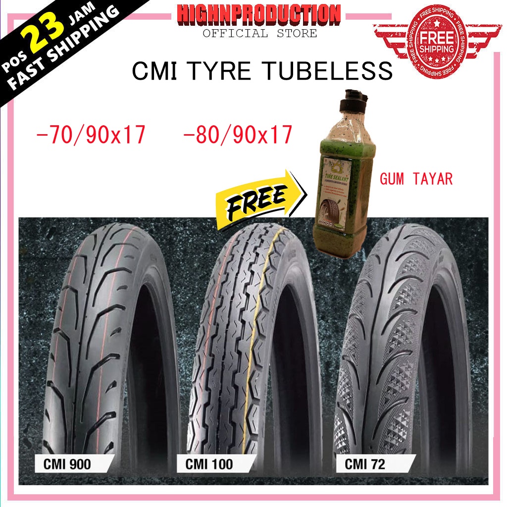 Tayar diamond TMAX /YAMATECH 80/90-17 Tubeless Tyre🔥 (NEW STOCK) Ready ...