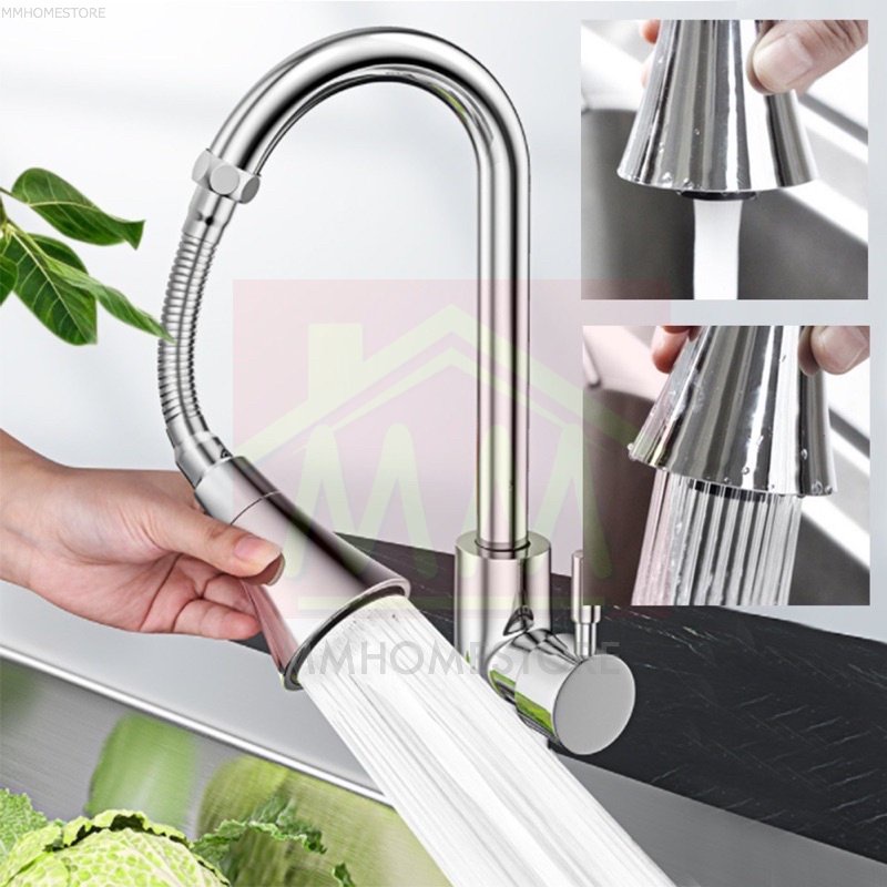 🔥Ready Stock🔥Universal Kitchen Water Faucet Adjustable Pressure 360º ...