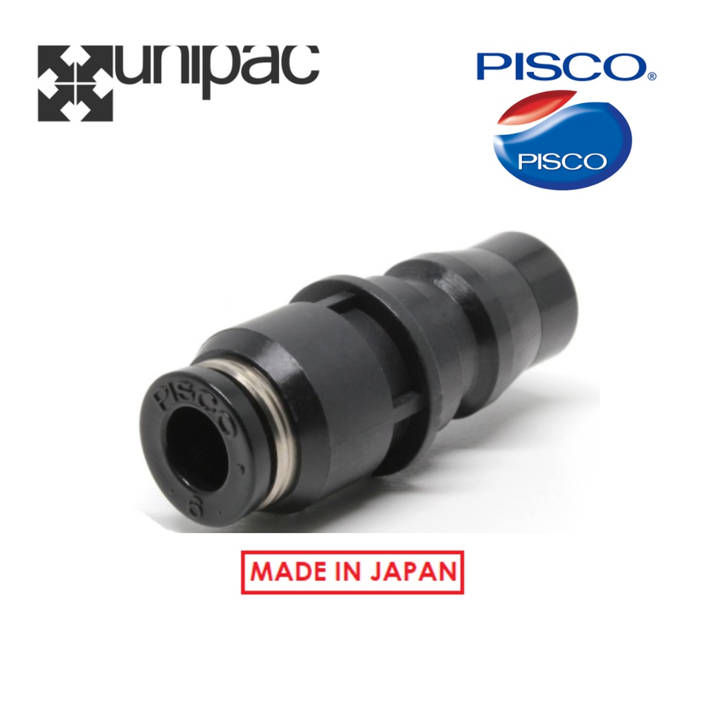 Pneumatic Fitting Pisco Coupling Socket Straight Tube Fitting Type 20-Series CPP20-6B | Shopee ...