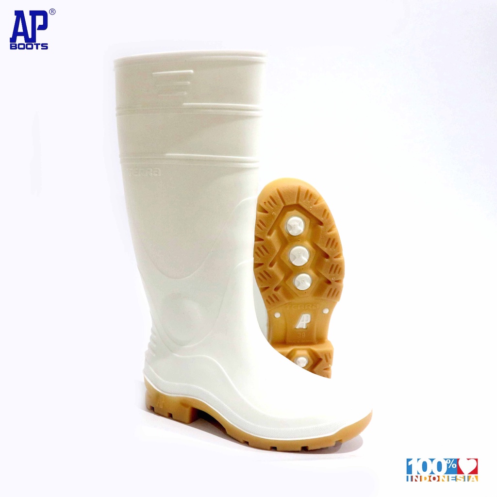 AP TERRA WHITE 39-42 - RUBBER SAFETY BOOTS - AP BOOTS | Shopee Malaysia