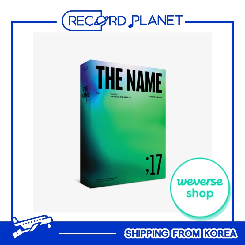 [POB] SEVENTEEN - THE NAME; 17 2022 SVT Photobook + Free Gift | Shopee ...