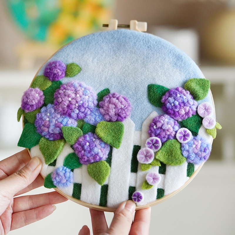 P Plant Potted Wool Felt Poke Music Ornaments Handmade diy Material ...