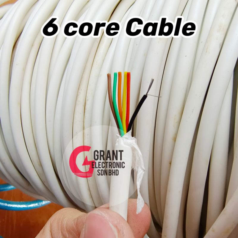[Per Meter Price] 6 Core Cable 6way Cable | Shopee Malaysia