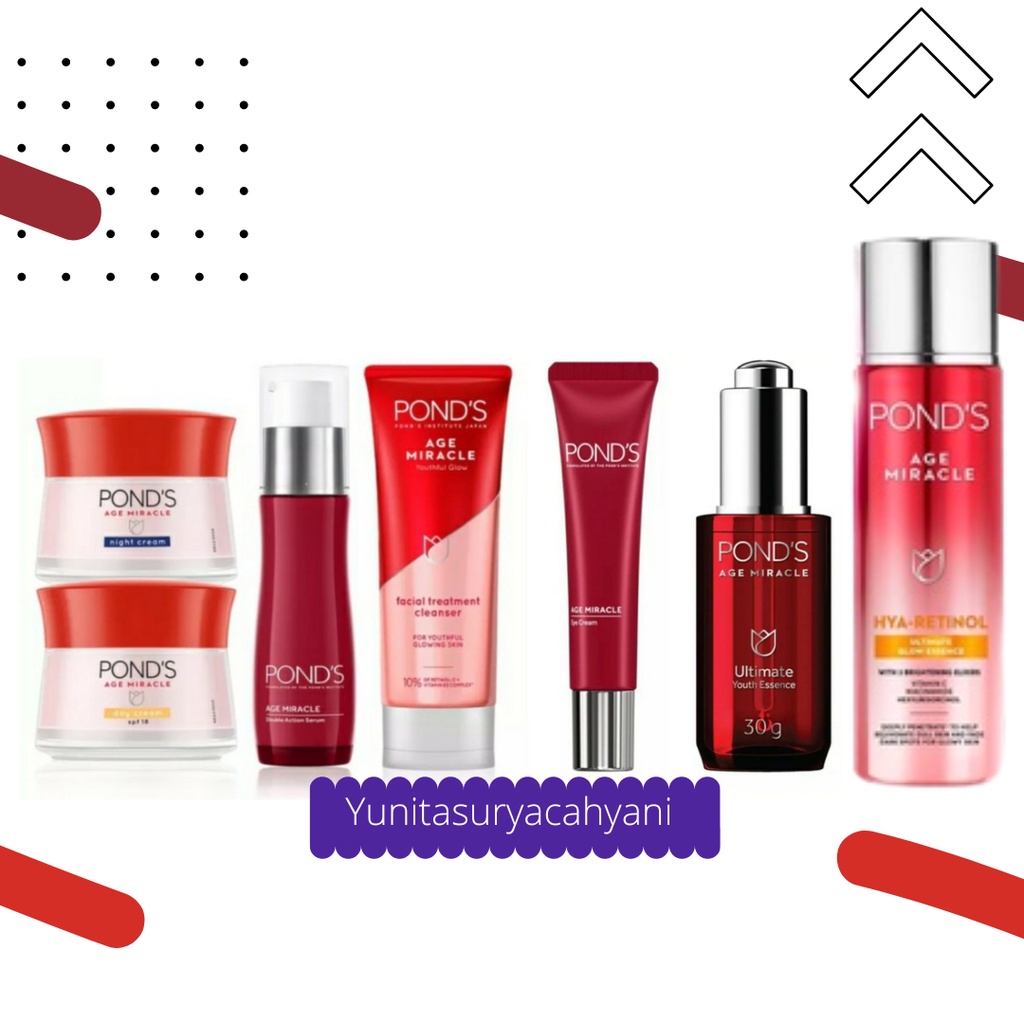 Ponds Age Miracle Day cream / Night cream / Serum / eye cream/whip ...