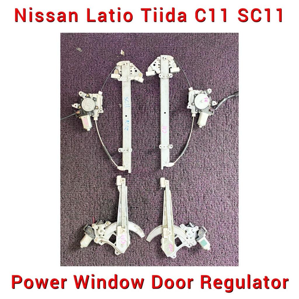Nissan Latio Tiida C11 SC11 Door Regulator ( Sedan / Hatchback ...