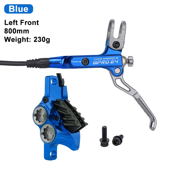 Bicycle Hydraulic Disc Brake 4 Piston MTB Brake Caliper IIIPRO E4 Mountain Bike Brake Oil ...