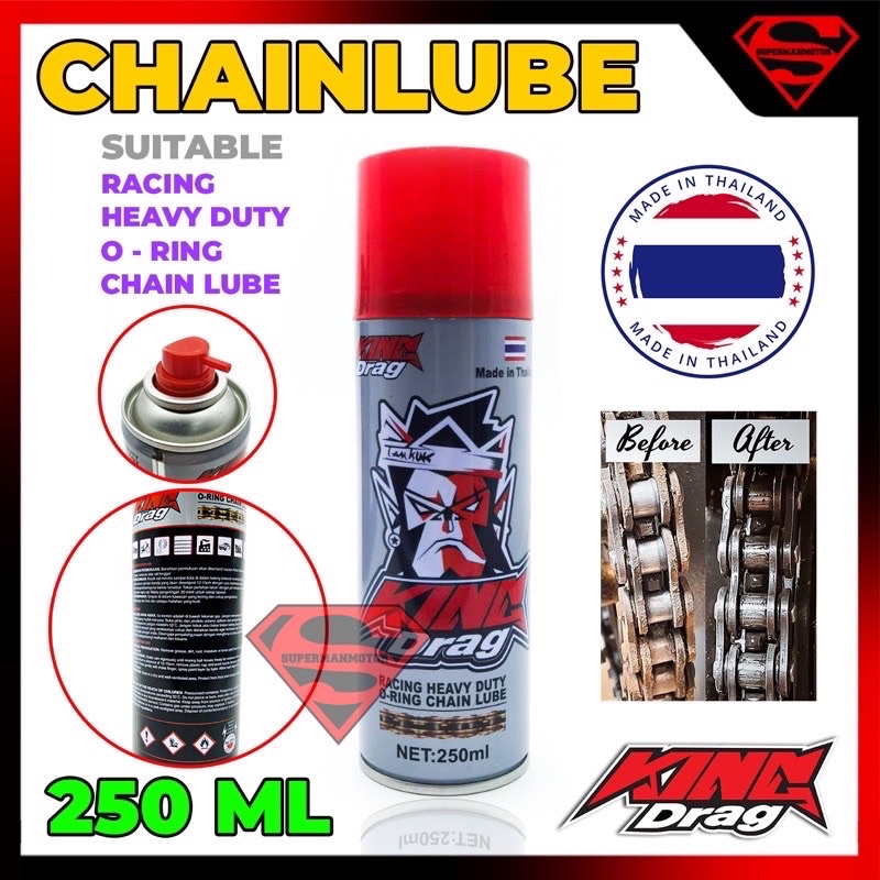 CHAINLUBE CHAIN LUBE SPRAY RANTAI MINYAK RANTAI STP / YAMALUBE / APIDO / KING DRAG / RK & CHAIN ...