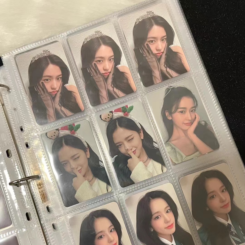 A4 Photocard Binder 1/2/4/9 Pocket Card Sleeves Polaroid KPOP Lomo Card ...