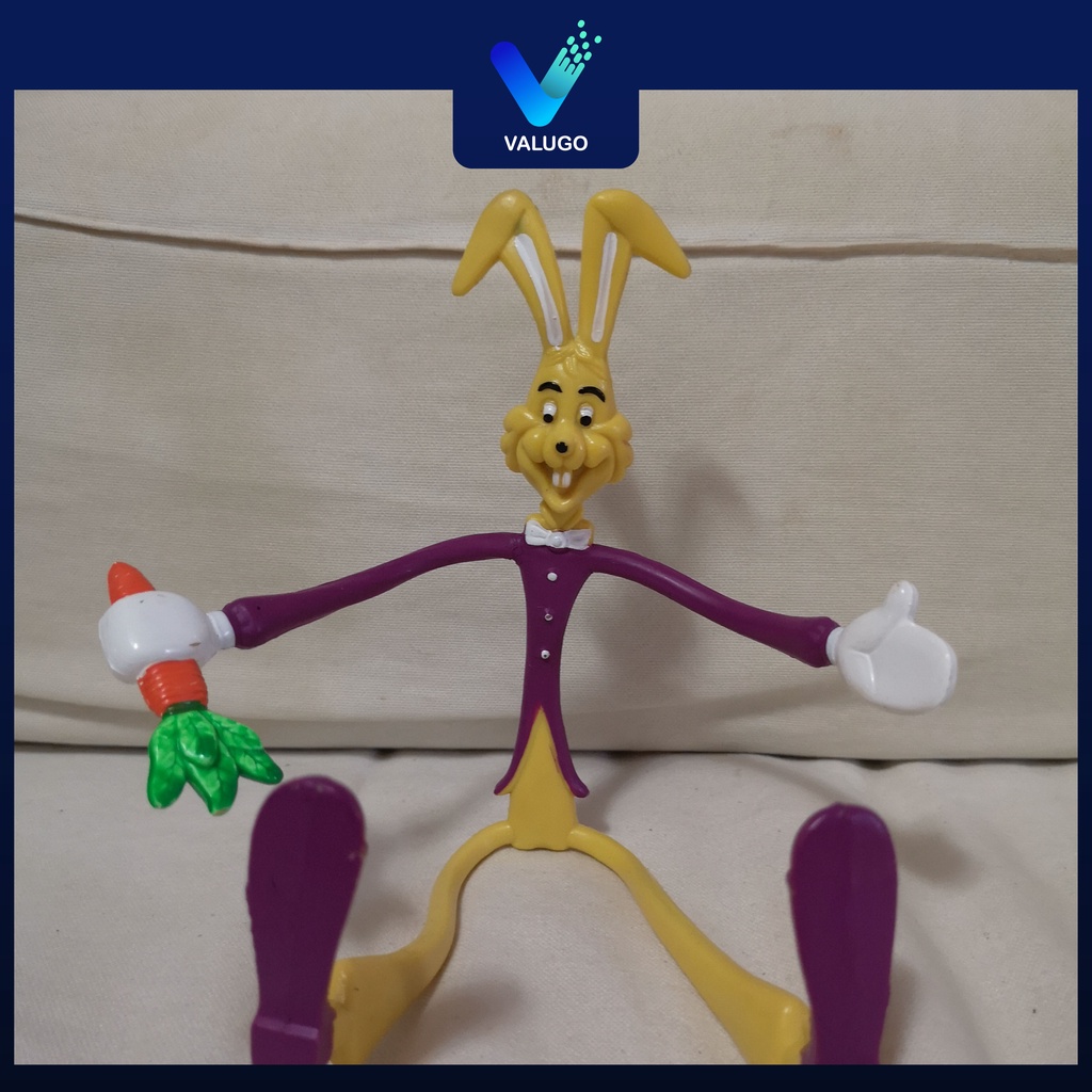 Vintage Unlimited Bendy Easter Rabbit Flexible Plastic Toy | Shopee ...