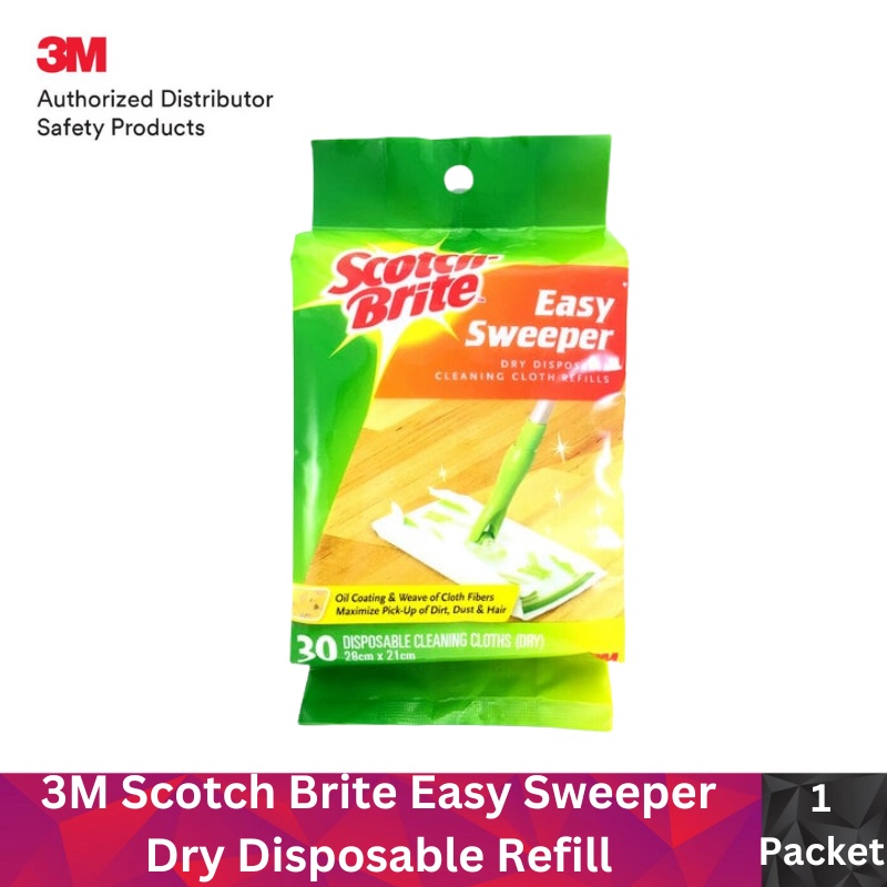 3M Scotch Brite Easy Sweeper Dry Disposable Refill | Shopee Malaysia