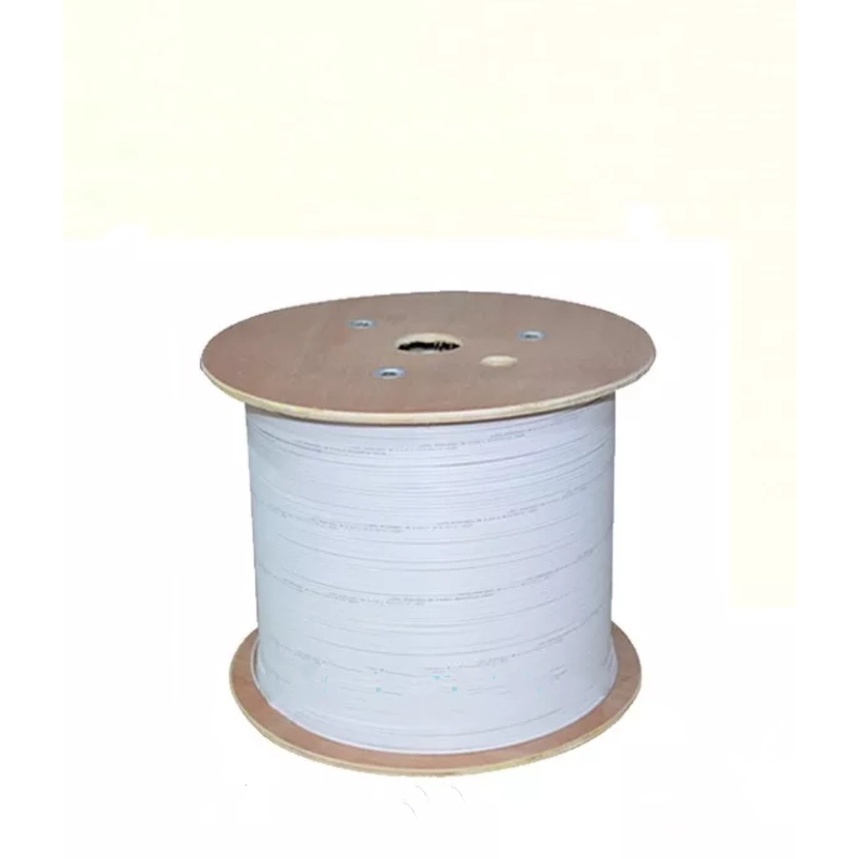 TM approval Unifi indoor 2 Core Drop Fiber Optic FTTH Drop Cable (White ...