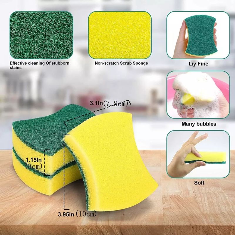 Dishwashing Foam Sponge Waist Sponge Cleaning Sponge | Shopee Malaysia