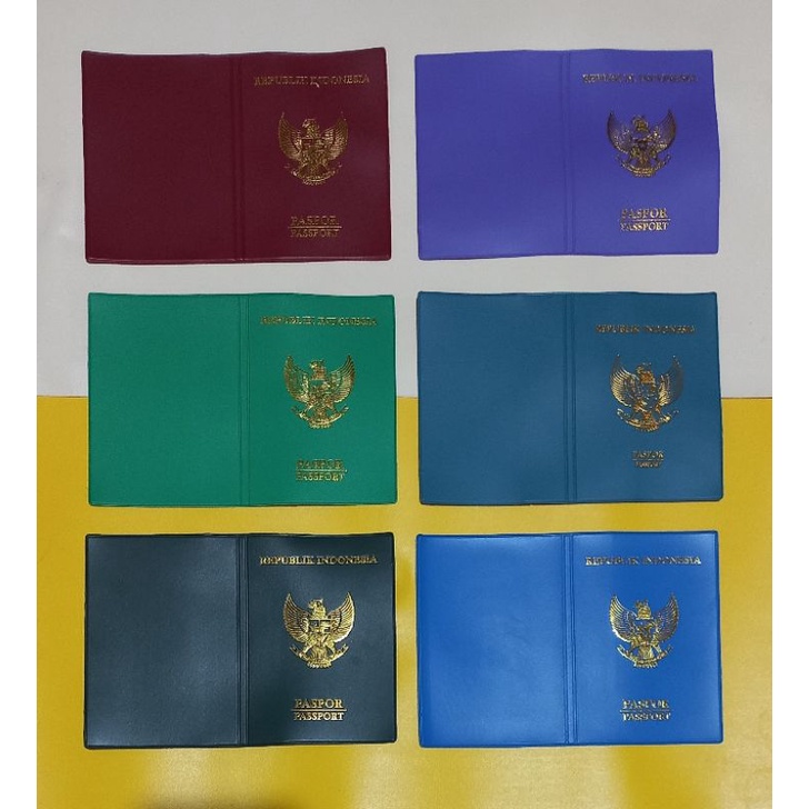 POLI Gold garuda poly passport wallet passport cover with 6 colors to ...