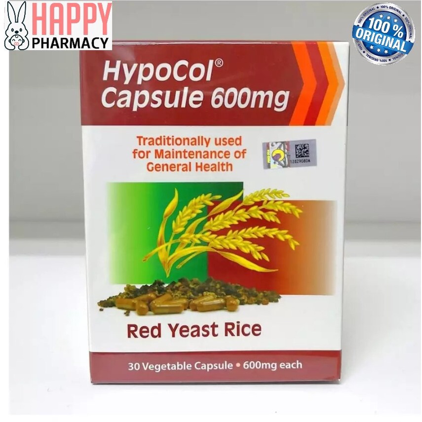 HYPOCOL 600MG VEGICAPS 30'S [EXP:10/25] LOWER CHOLESTEROL TURUNKAN ...