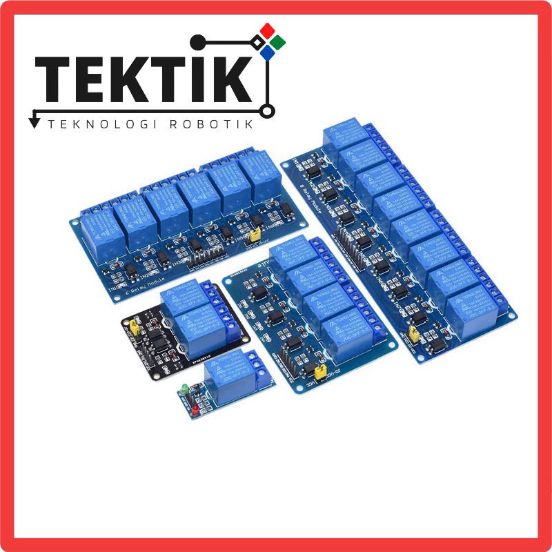 1 2 4 6 8-way 5V relay module with optocoupler isolation low-level trigger development board ...