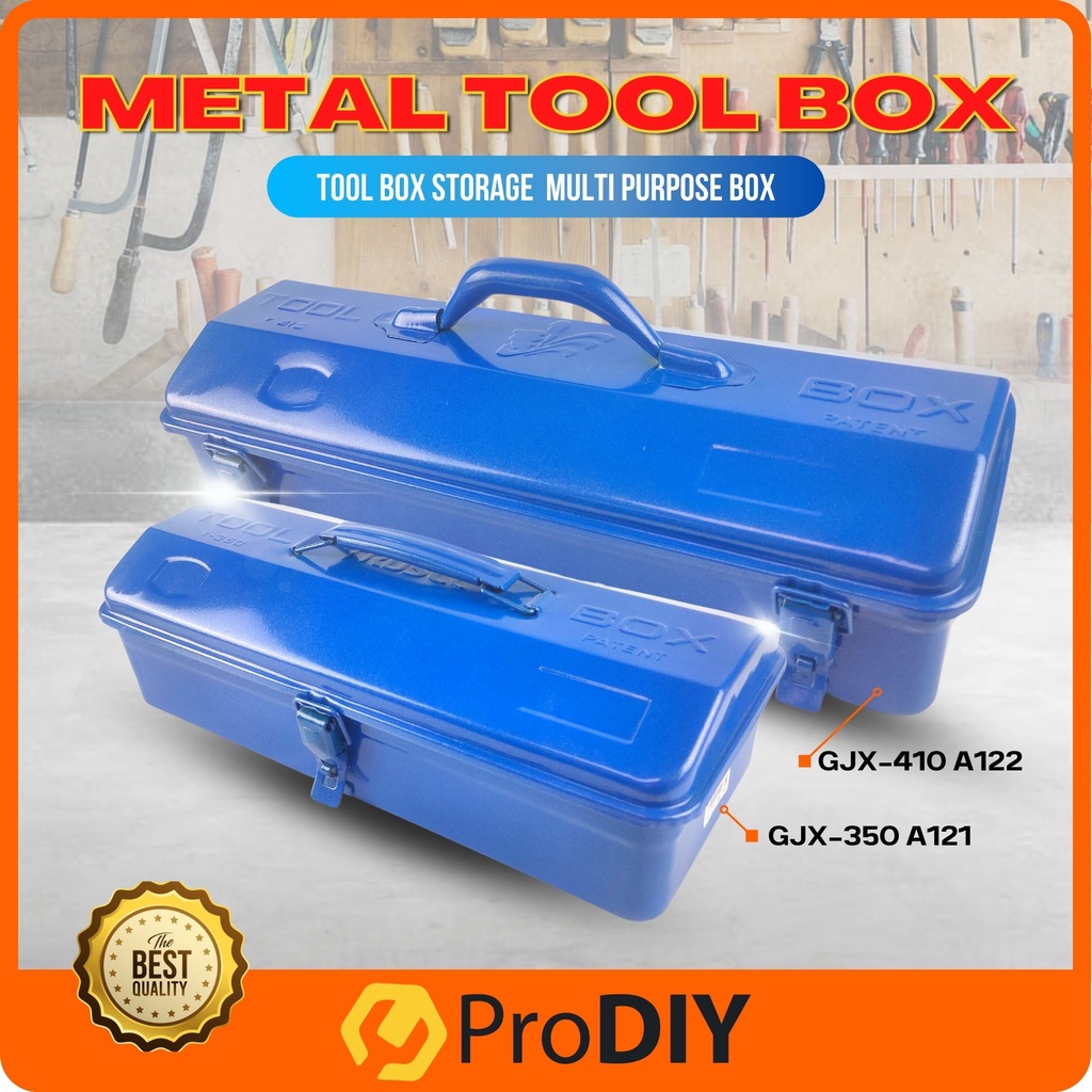 GJX-350 / 410 Toolbox Iron Metal Multifunction Storage Box Multi ...