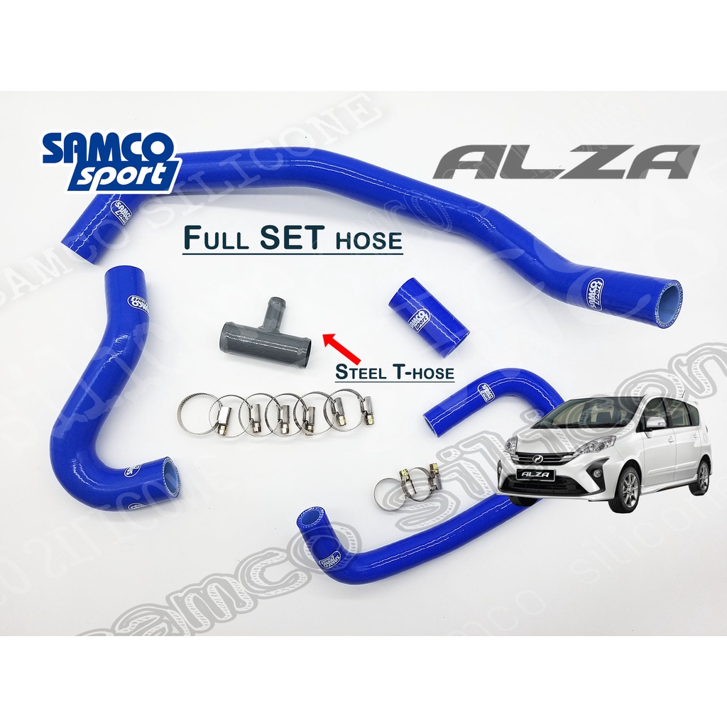 Samco Sport Radiator Hose Perodua Alza 1.5 5pcs set KIT By Pass Hose ...