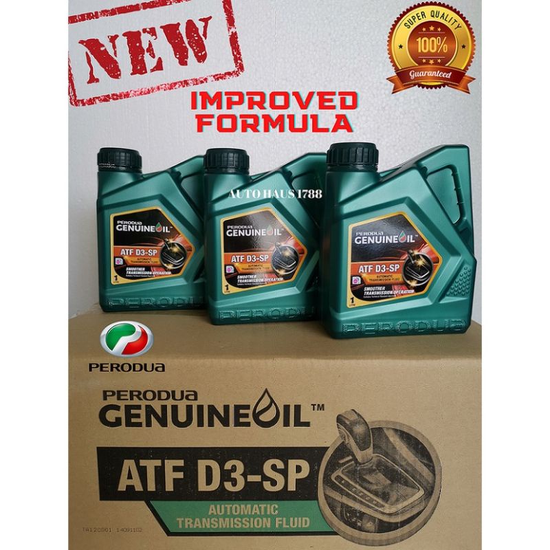 ORIGINAL PERODUA GENUINE 1L. ATF D3-SP Auto oil- automatic transmission ...